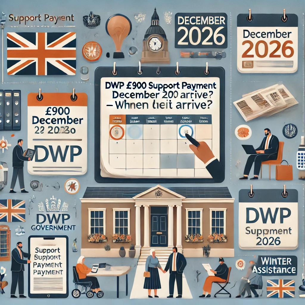 DWP £900 Support Payment December 2026 – When Will It Arrive?
